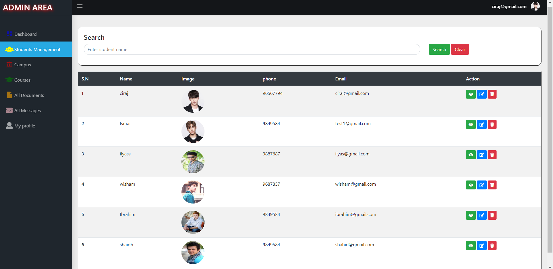 GitHub - ciraj8/studentManagmentSystem: this is my project for sem2 (module web app development ...
