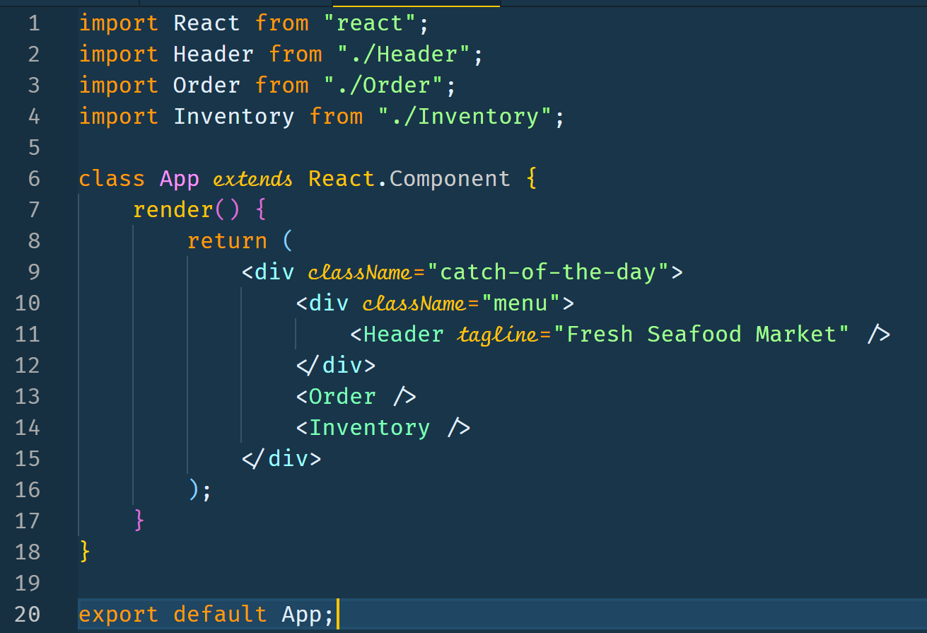 Class names are Yellow and not purple like on Wes example · Issue #118 ...