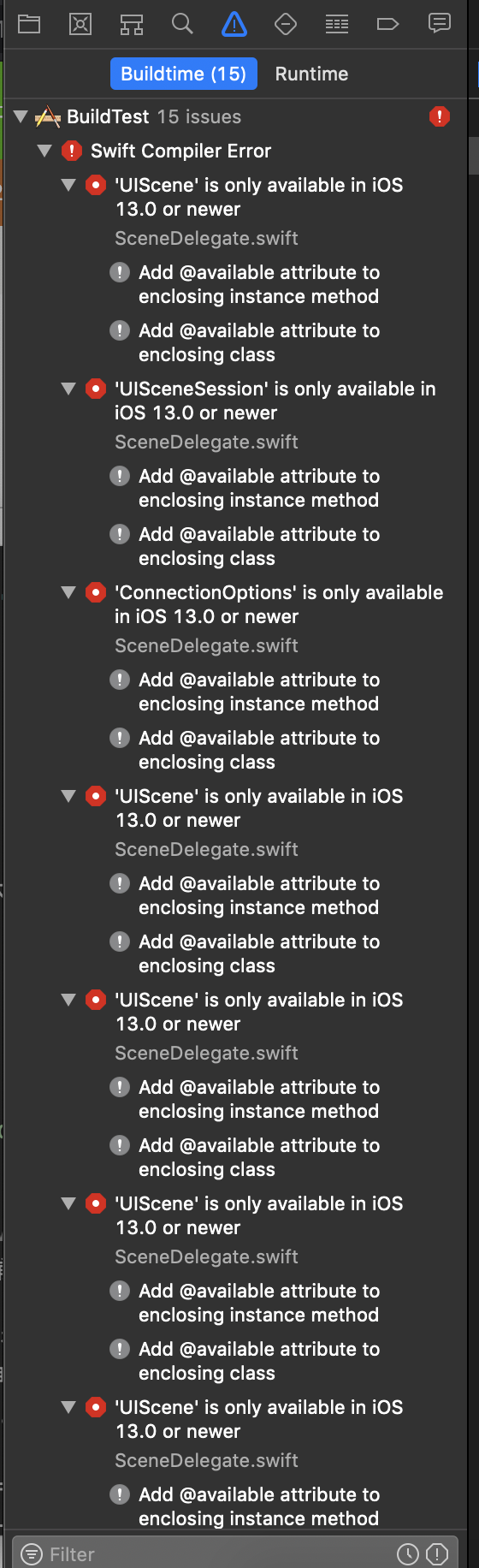 Xcode11の新規プロジェクト作成につまずいた #Swift - Qiita