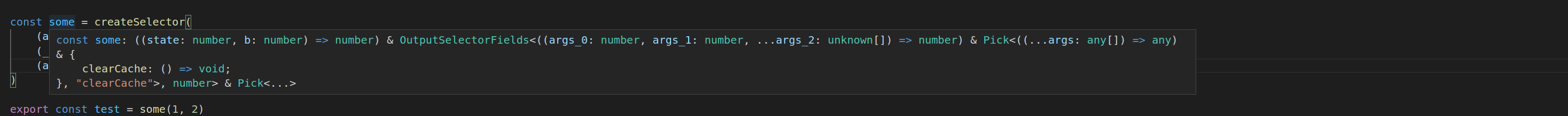 4 1 3 Fix Breaks Createselector With More Than One Parameter · Issue
