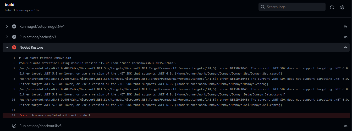 Nuget restore fails on Ubuntu-20.04 with ImageVersion 20220529.1 · Issue #5681 · actions/runner ...