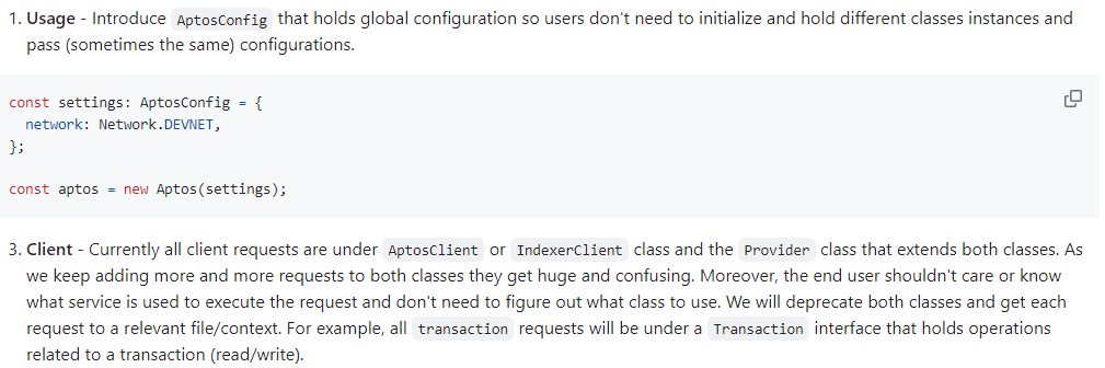 [AIP-42][Discussion] Aptos TypeScript SDK V2 · Issue #193 · aptos-foundation/AIPs · GitHub