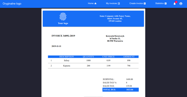 GitHub - polon59/JS-PDF-Invoices-generator: Application for creating ...