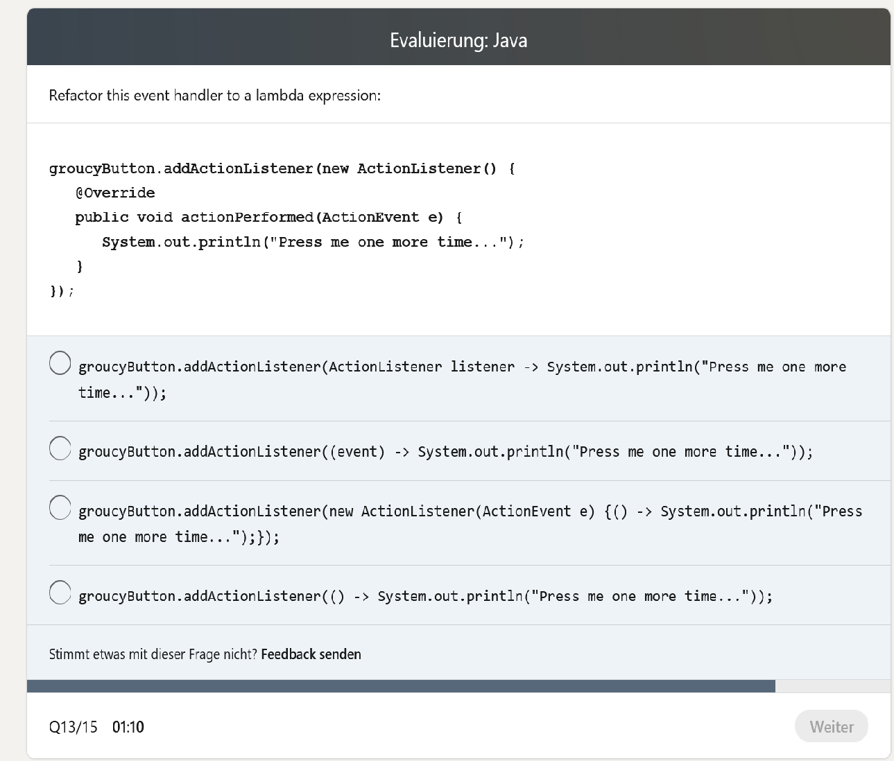 New java questions · Issue #1024 · Ebazhanov/linkedin-skill-assessments-quizzes · GitHub