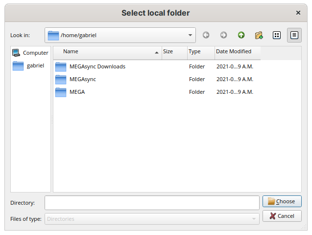 Feature request: Use native QT file select dialog · Issue #621 · meganz ...
