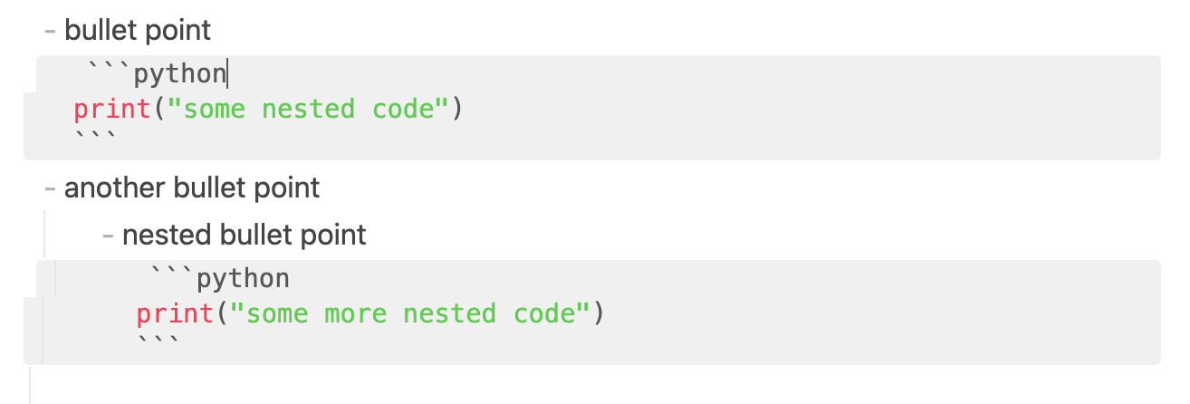 Background of nested code blocks displayed improperly · Issue #385 · kepano/obsidian-minimal ...