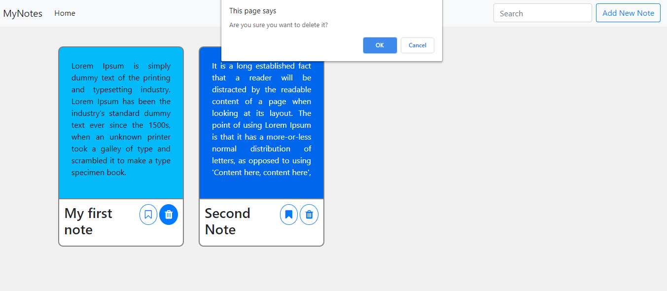 GitHub - ShubhiJain67/NotesApp: A basic Javascript based website which ...