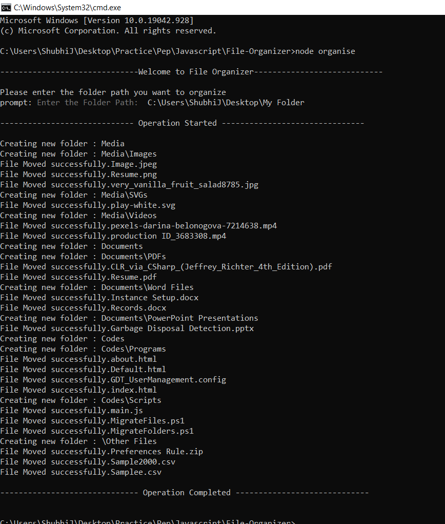 GitHub - ShubhiJain67/File-Organizer