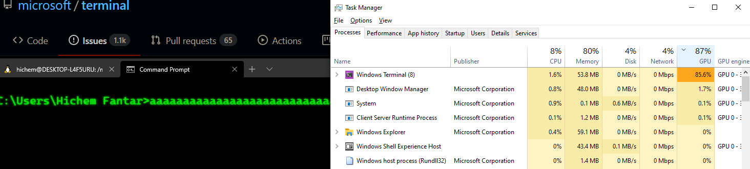 Retro theme bad performance and high GPU usage · Issue #8686 ...