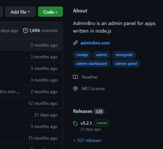 The repo links to adminbro.com instead of adminjs.co · Issue #917 · SoftwareBrothers/adminjs ...