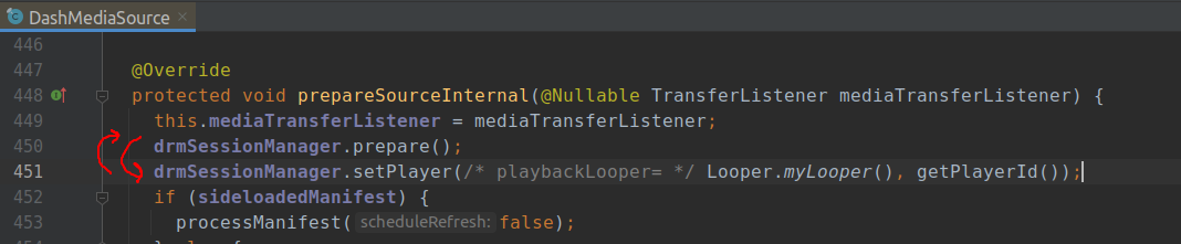 Defaultdrmsessionmanager Accessed Before Setplayer Possibly On The Wrong Thread · Issue