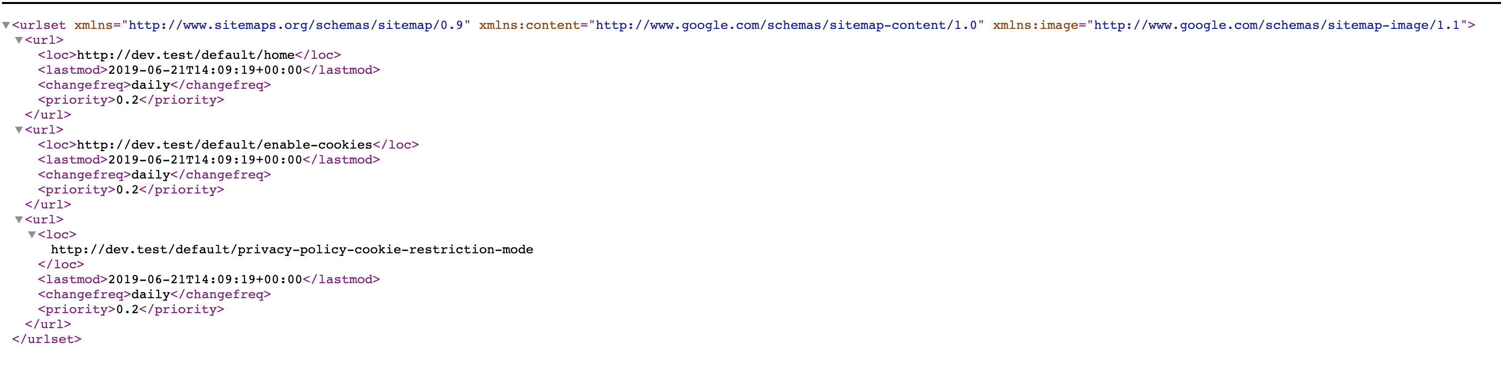 Magento2.2.2 sitemap.xml google link in urlset tag attribute returns 404 · Issue #23706 ...