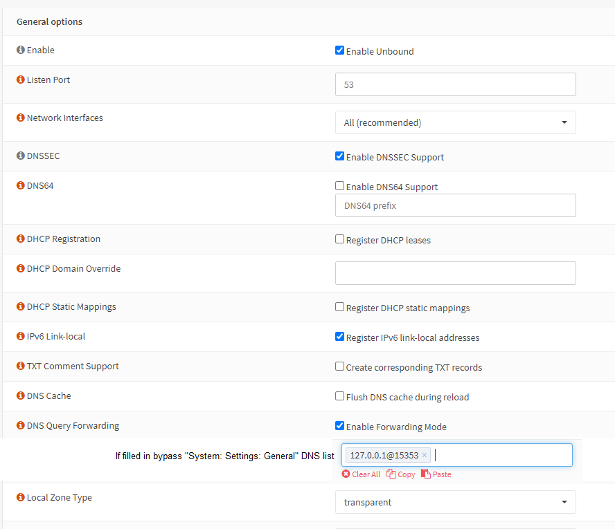 Unbound custom forwarders when Forwarding Mode Enabled. · Issue #5138 · opnsense/core · GitHub