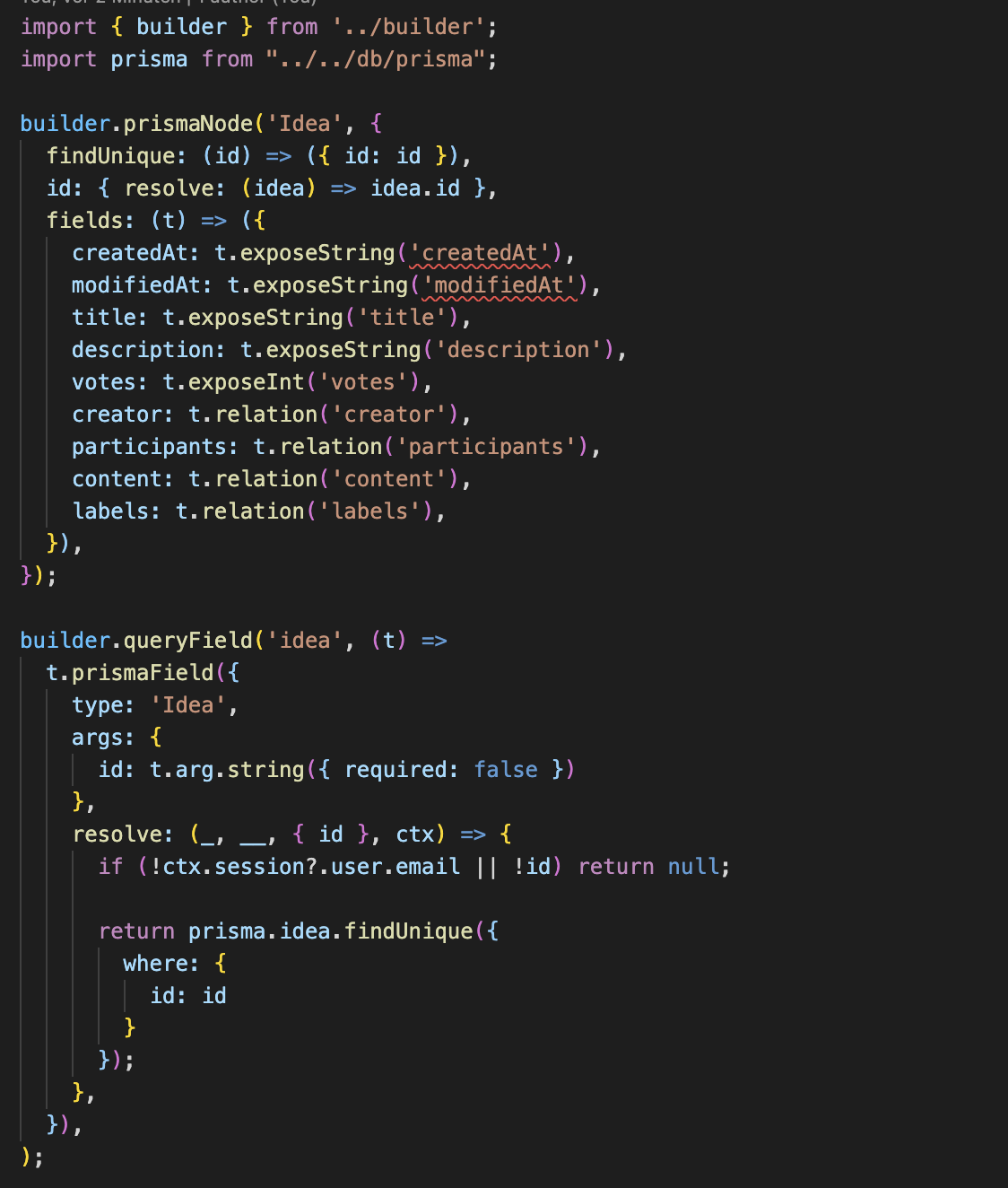 Fields Missing In Type · Issue 507 · Hayes Pothos · Github