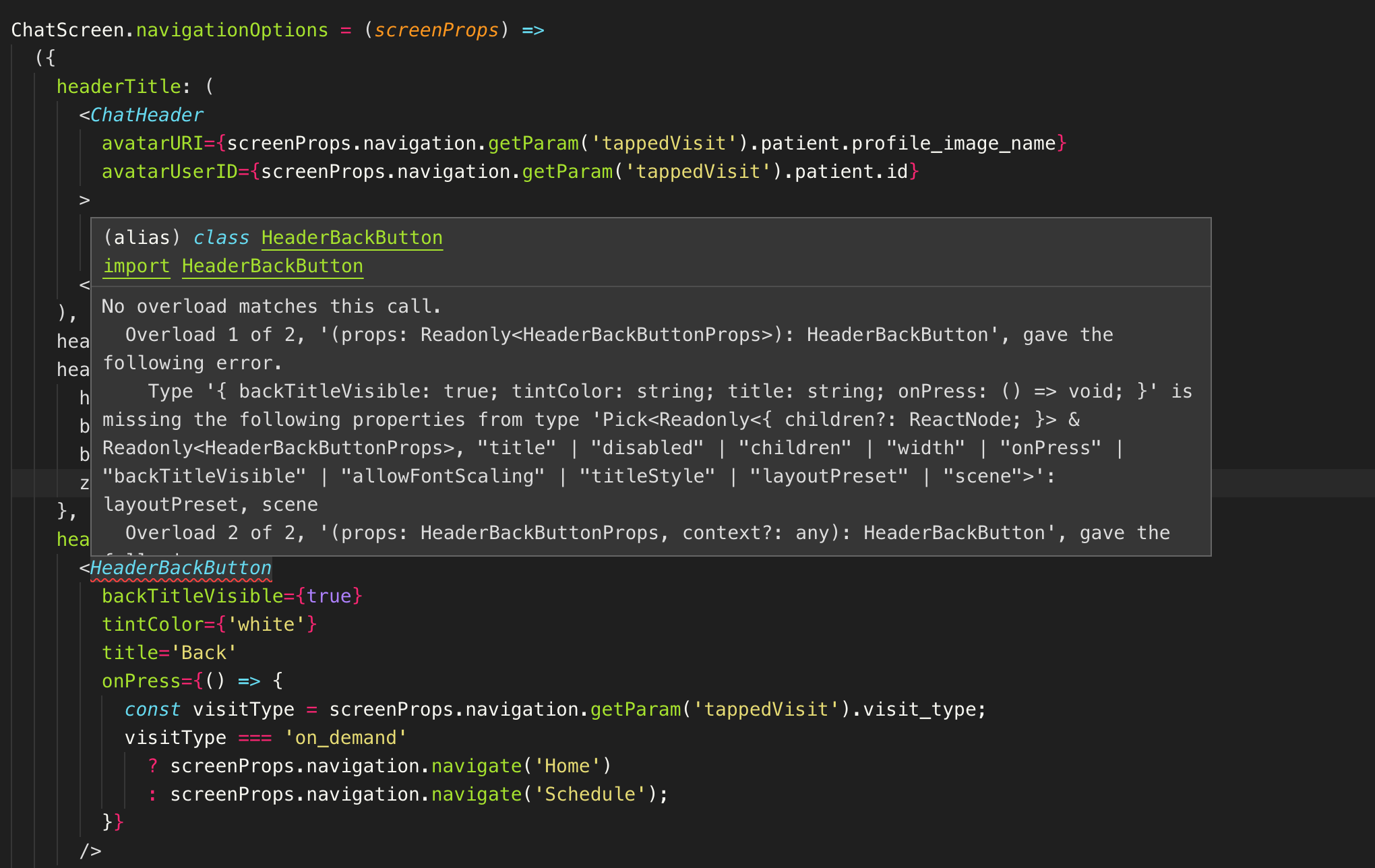 In Headerbackbutton Scene And Layoutpreset Should Be Optional Props · Issue 6340 · React