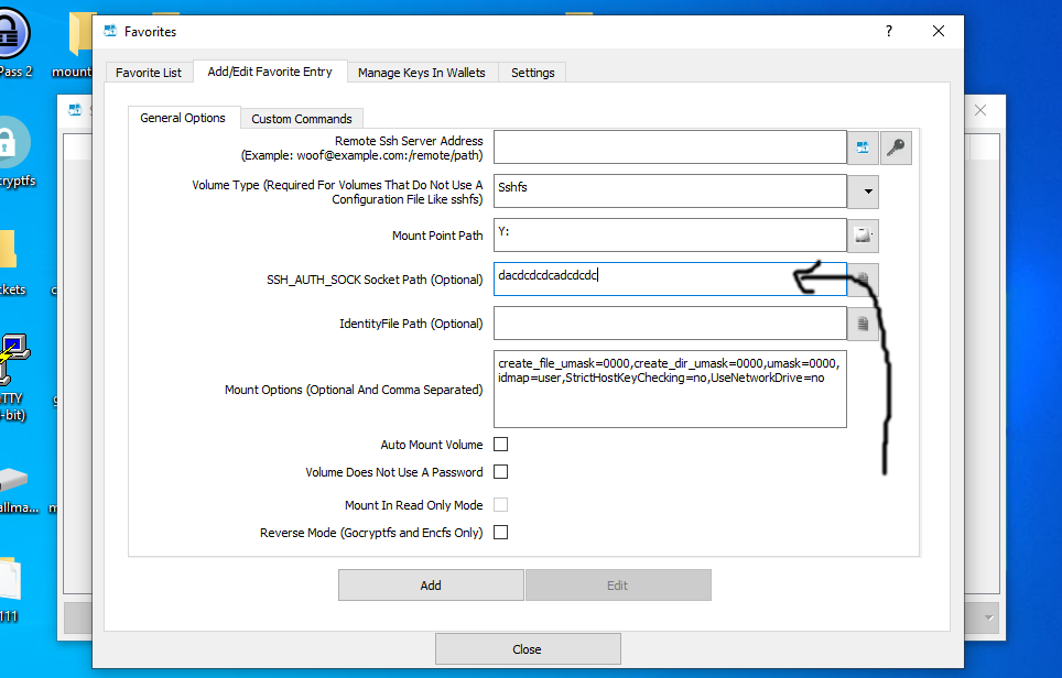 SSH_AUTH_SOCK Field no longer available? · Issue #163 · mhogomchungu/sirikali · GitHub