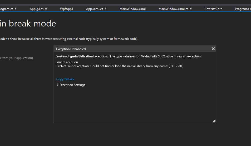 Problem with SDL2.dll · Issue #102 · veldrid/veldrid · GitHub