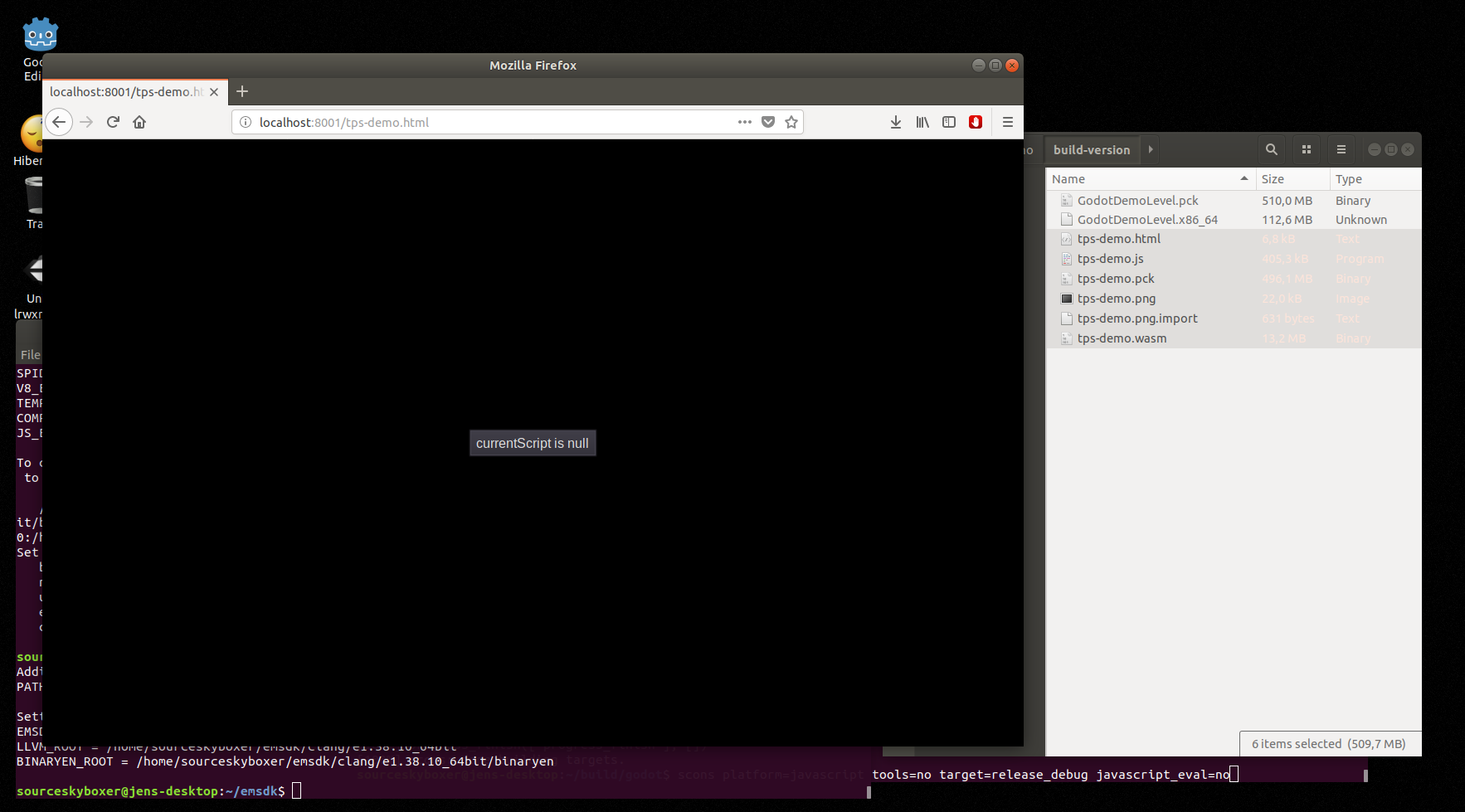 Problem With Html5 After Exporting Wasm From Godot 31 Alpha · Issue 22951 · Godotenginegodot 2760
