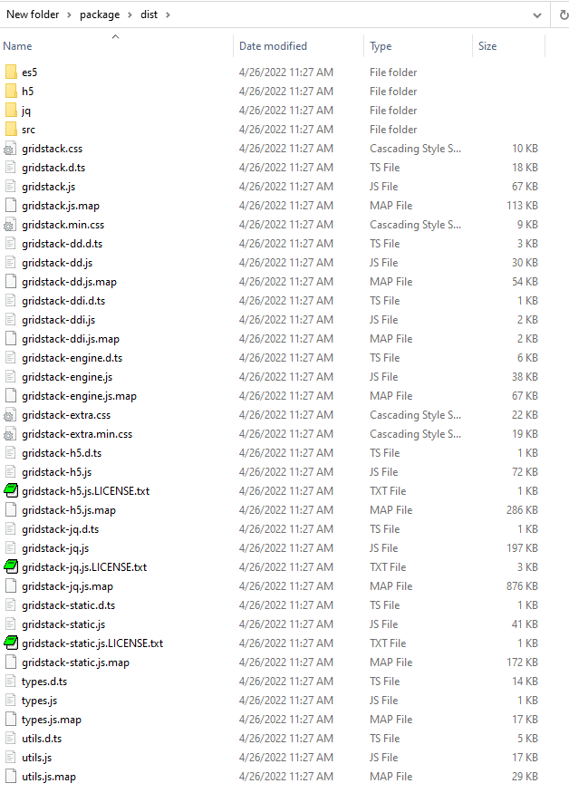 min file and sourcemap · Issue #1956 · gridstack/gridstack.js · GitHub