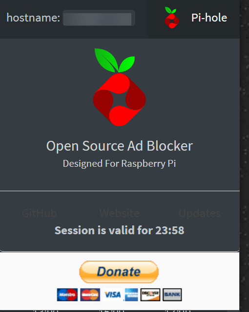 Fix user-menu style with themes · Issue #1316 · pi-hole/web · GitHub