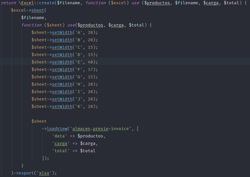 How to control column width · Issue #1675 · SpartnerNL/Laravel-Excel · GitHub