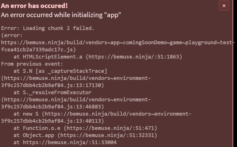 Errors loading the app? · Issue #551 · bemusic/bemuse · GitHub
