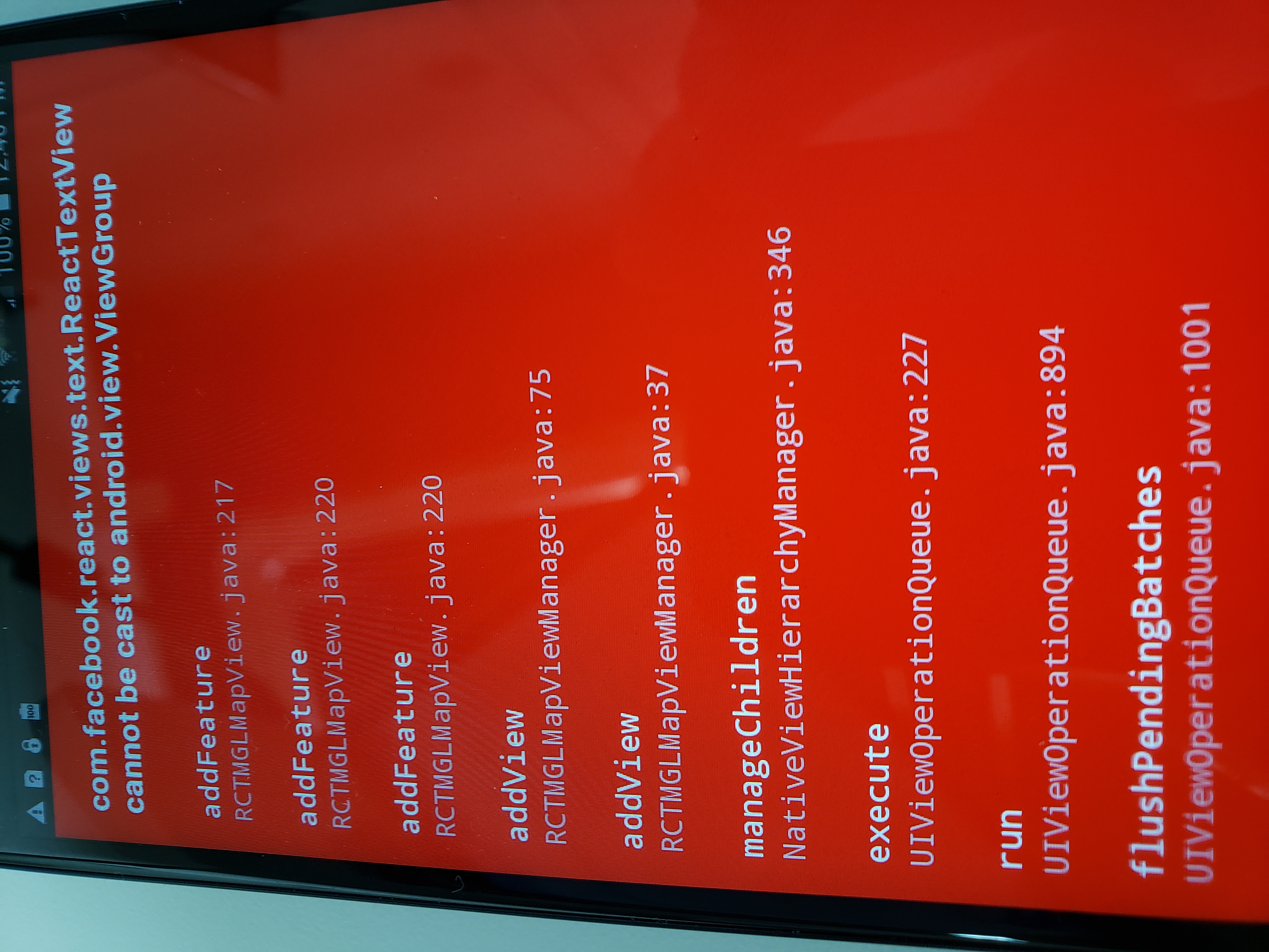 ReactTextView cannot be cast to android.view.ViewGroup · Issue #249 · rnmapbox/maps · GitHub