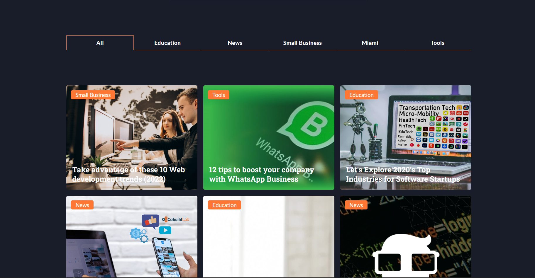 Blog - Create Blog content page · Issue #1360 · cobuildlab/cobuildlab-web · GitHub