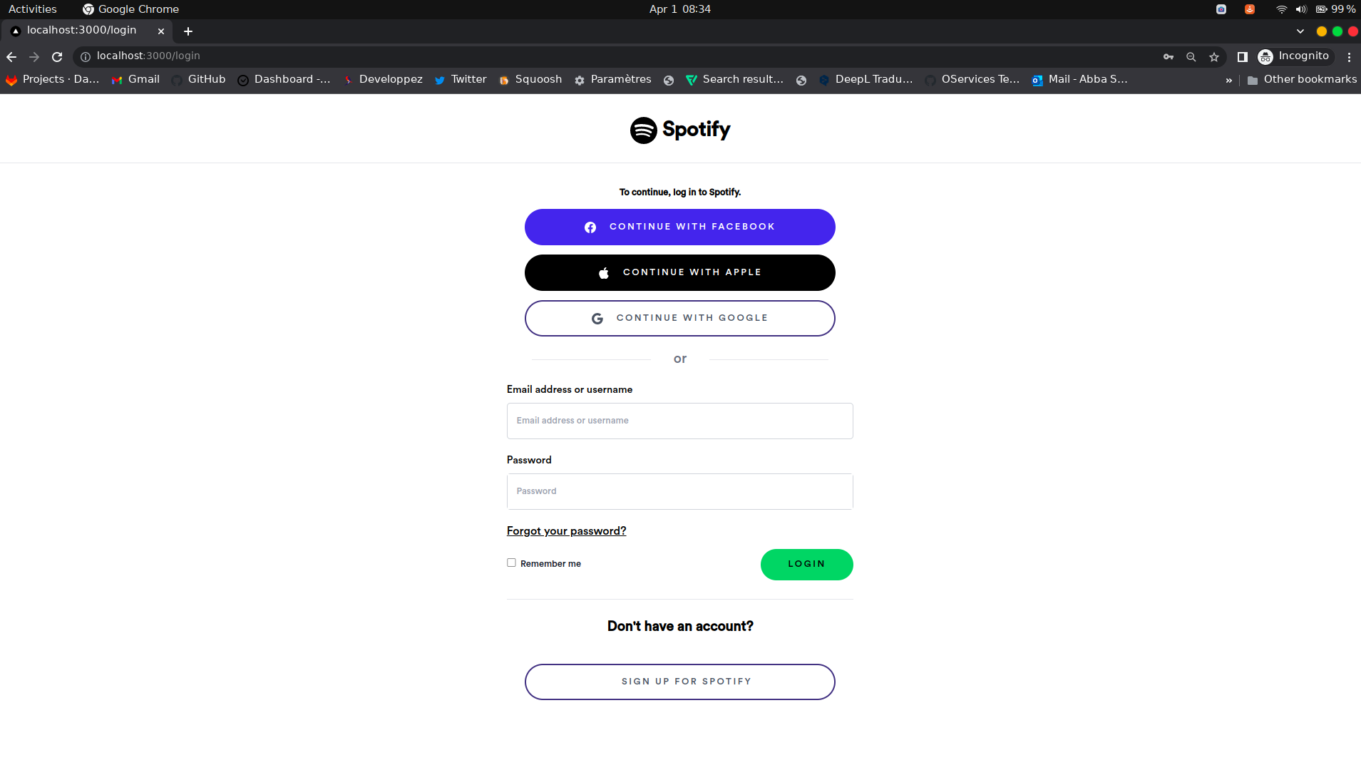 Github Asam237spotify Clone 