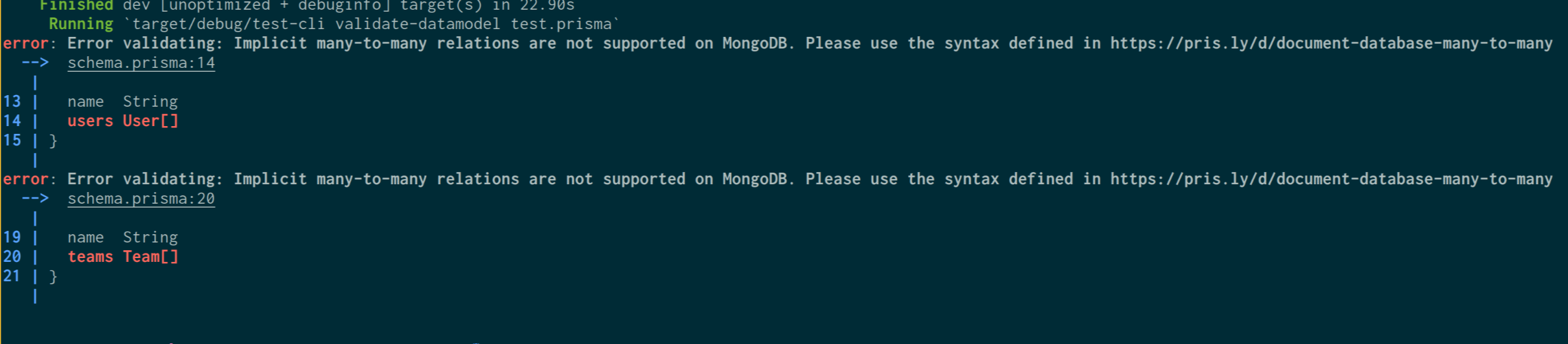 MongoDB many to many: `PANIC: called Option::unwrap() on a None` · Issue #11970 · prisma/prisma ...