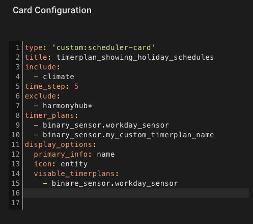 card with only some schedules · Issue #353 · nielsfaber/scheduler-card · GitHub