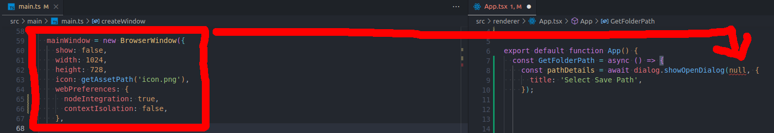 How to pass MainWindow to react renderer · Issue #3274 · electron-react-boilerplate/electron ...