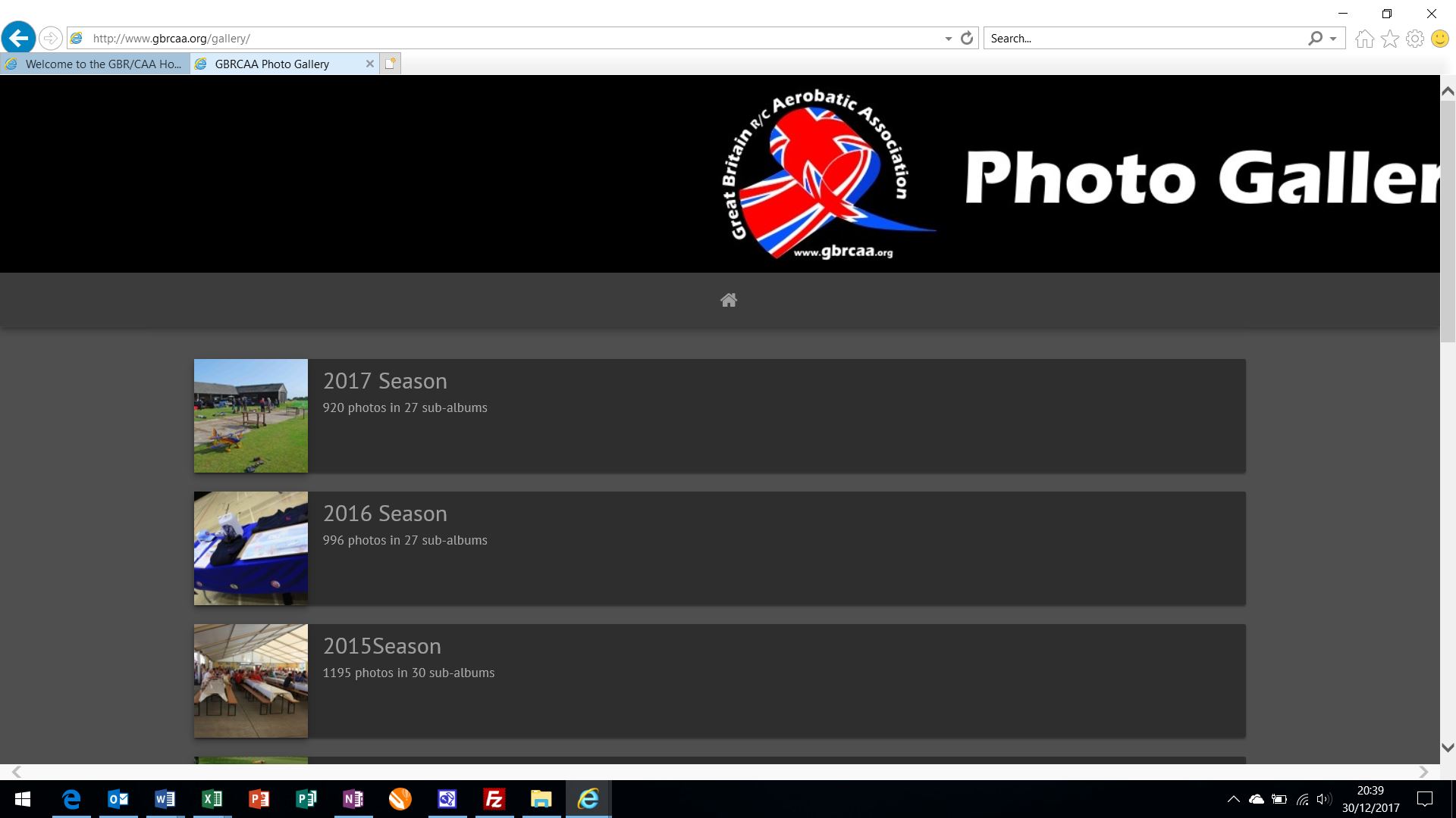 Image Header and menu not formatted correctly in Internet Explorer 11. · Issue #142 · Piwigo ...