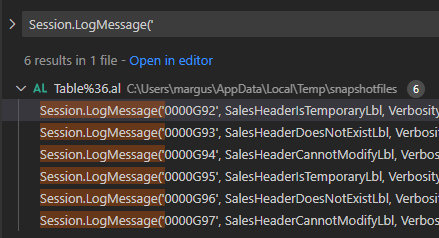 [Event Request] table 36 "Sales Header" - Handled pattern before System.LogMessage · Issue ...