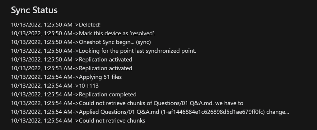 Could not retrieve chunks Error, vault will not Fetch data from working database. · Issue #129 ...