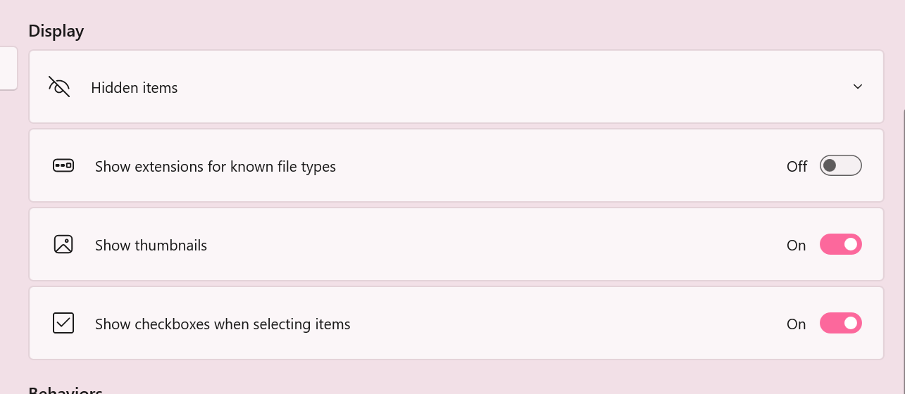 All Image Extensions Show Photo Icon With Ext Name As An Image Instead Of The Actual