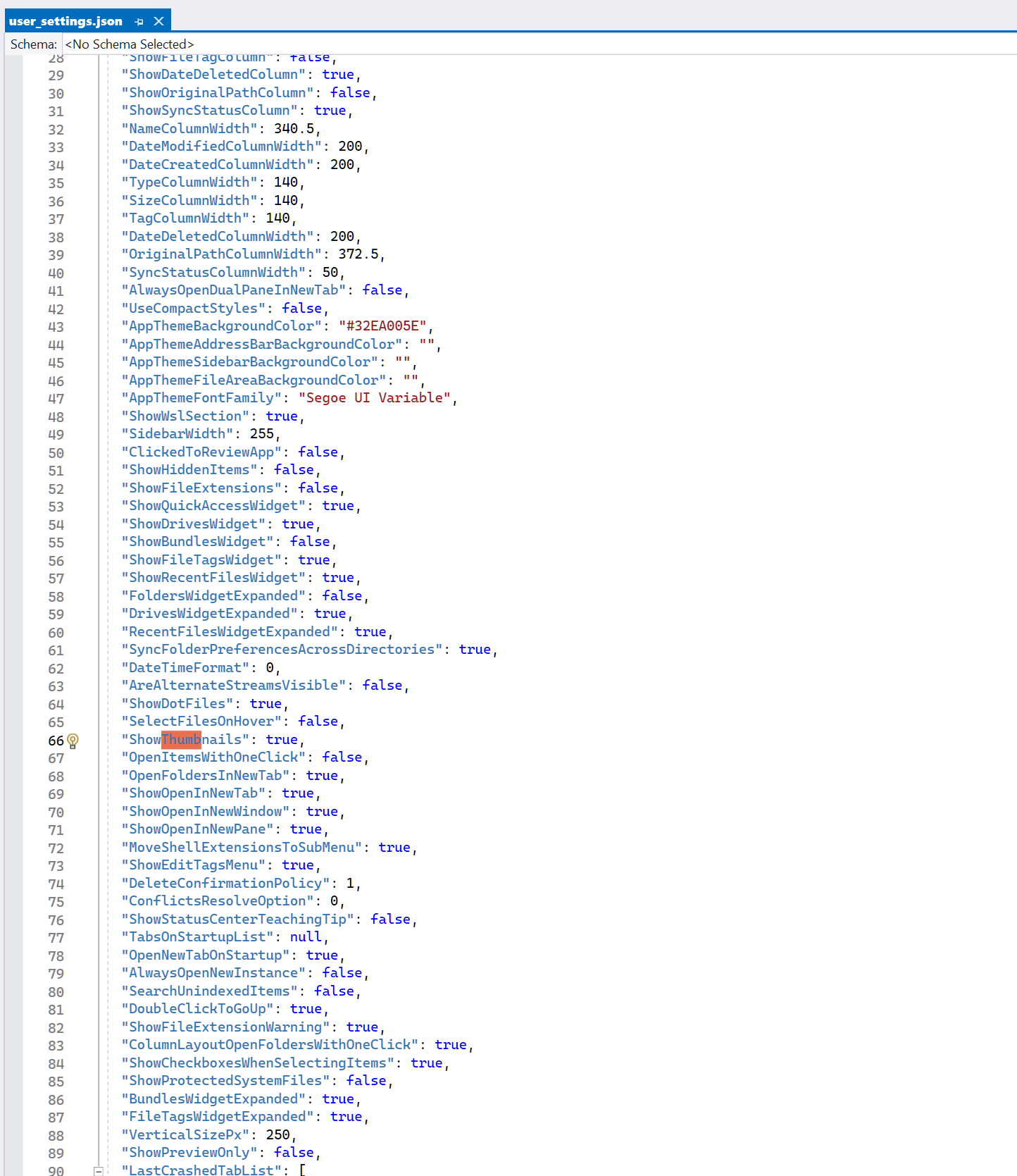 All image extensions show photo icon with "ext name" as an image ...