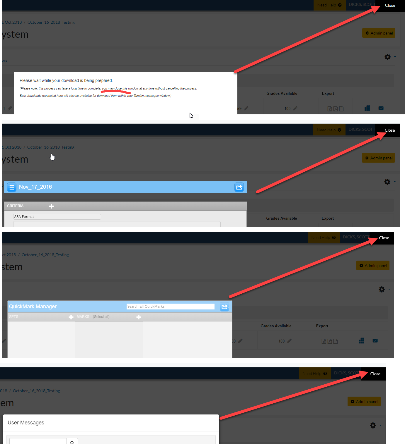 Close button is too far apart from modal window · Issue #499 · turnitin ...