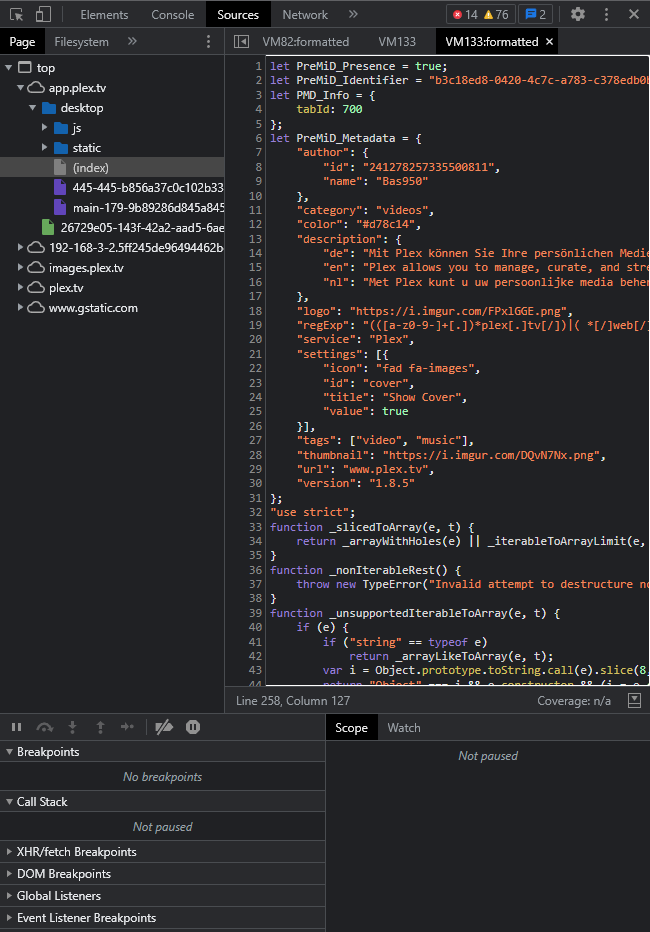 Plex | app.plex.tv · Issue #6433 · PreMiD/Presences · GitHub
