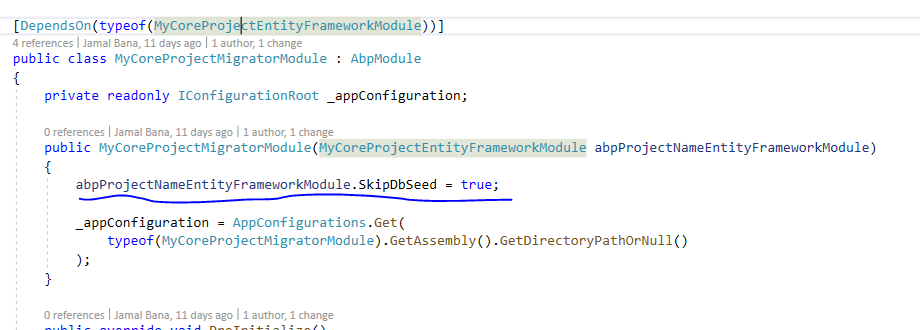 how to skip seed db every time I run solution · Issue #6244 · aspnetboilerplate ...