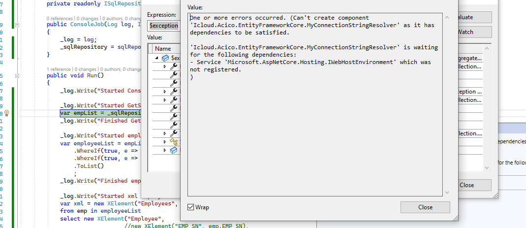 Console App · Issue 6590 · Aspnetboilerplate Aspnetboilerplate · Github