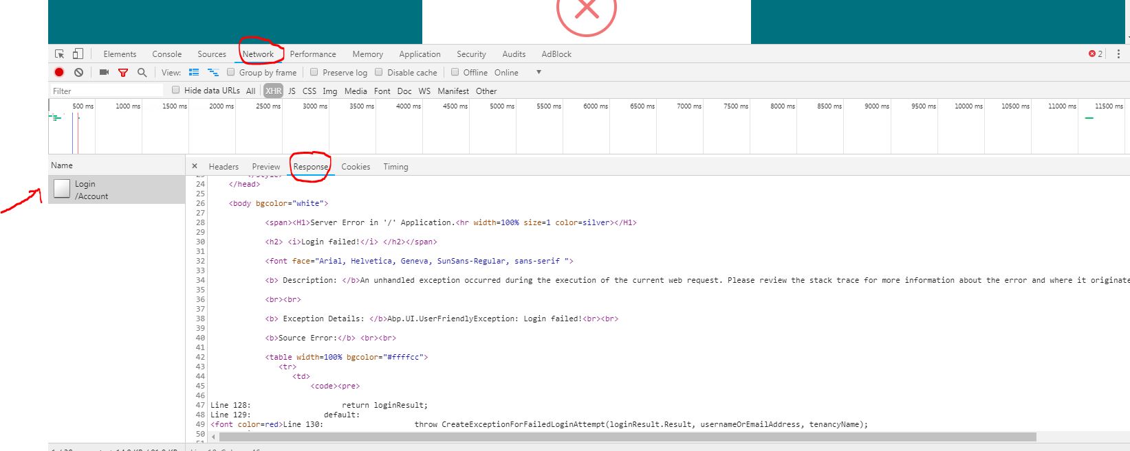 error code 500 when login failed · Issue #3997 · aspnetboilerplate/aspnetboilerplate · GitHub