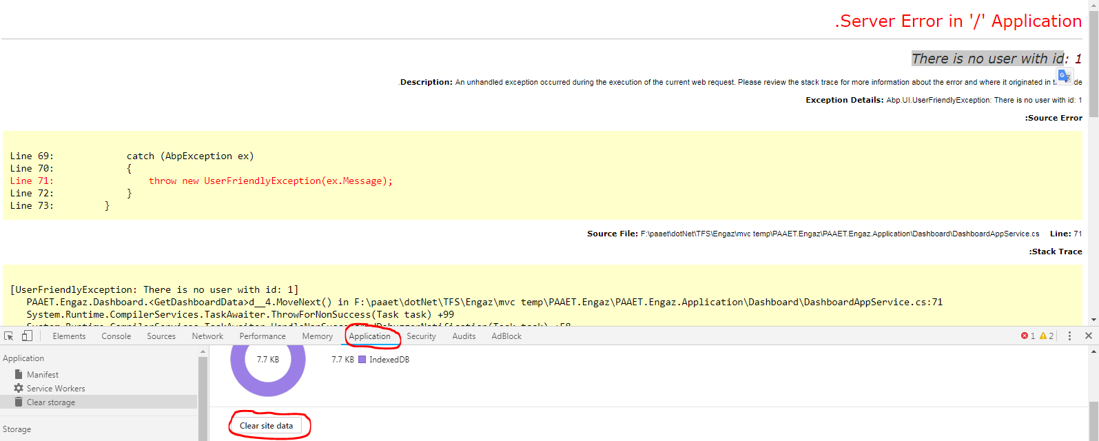 exception when run 2 abp application · Issue #4363 · aspnetboilerplate/aspnetboilerplate · GitHub