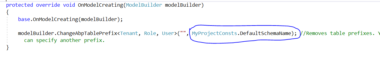 enhancment: be able to change default schema of tables and __EFMigrationsHistory · Issue #4607 ...