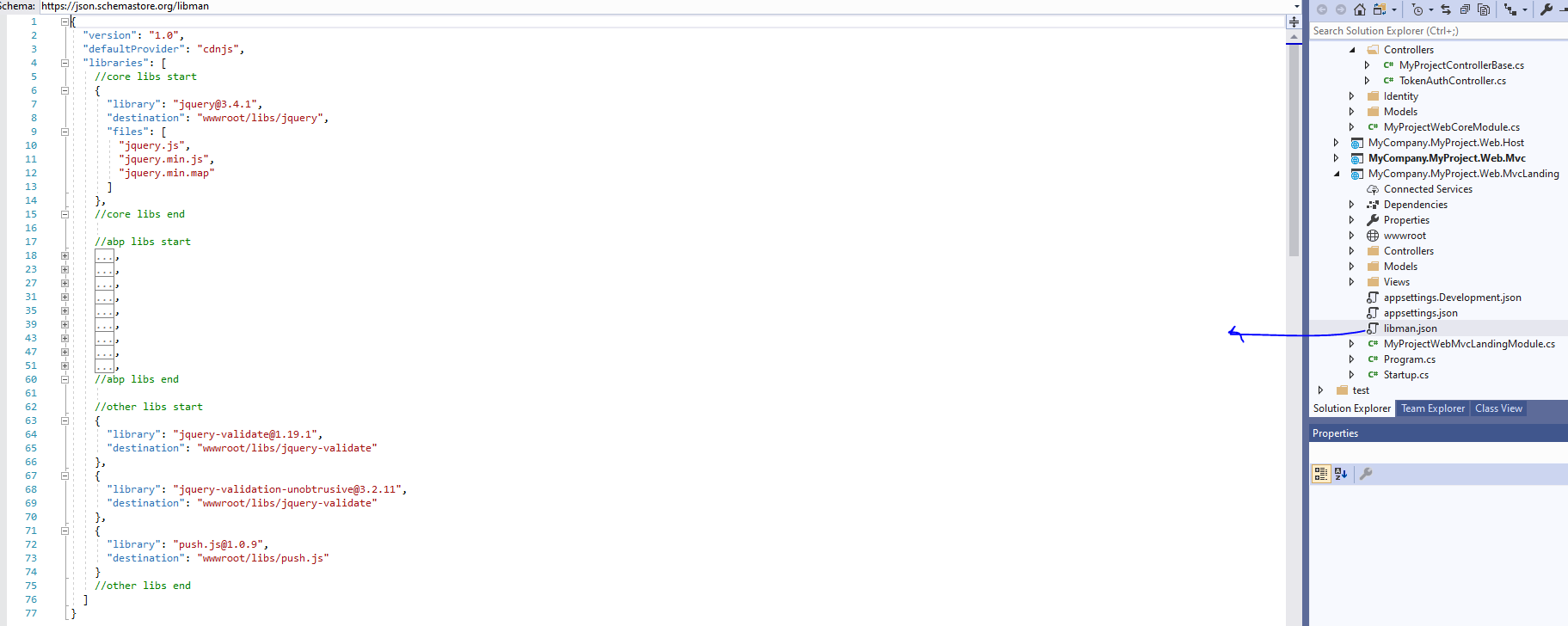 Question: Example of use client side abp in new web project · Issue #5739 · aspnetboilerplate ...