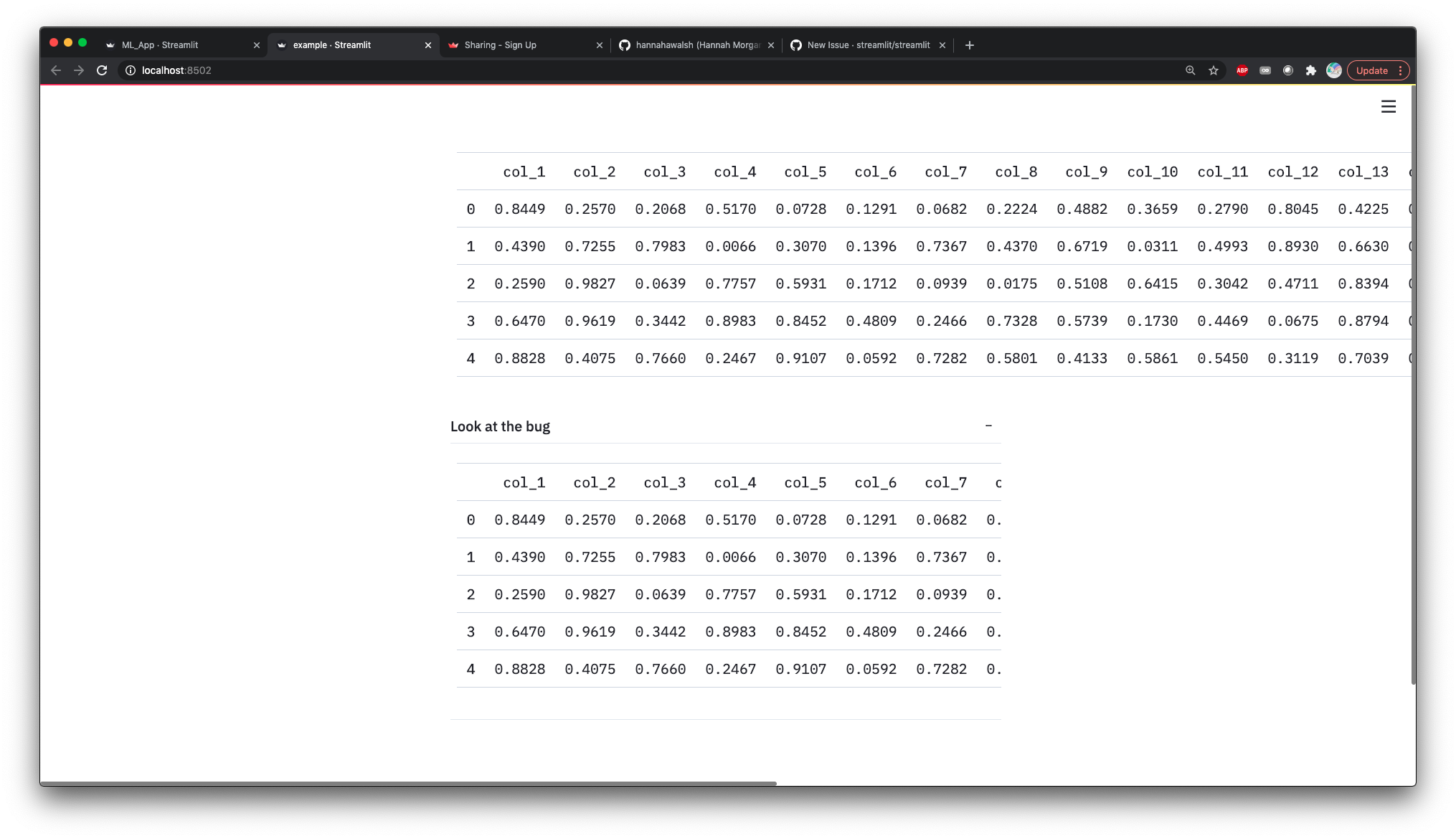 beta_expander doesn't display whole table · Issue #2308 · streamlit ...