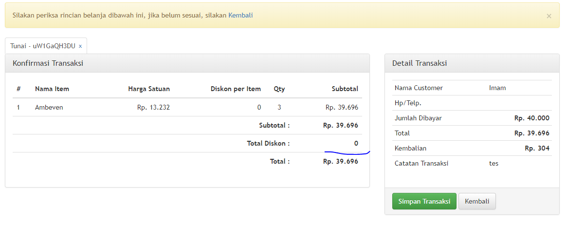 Diskon tidak bekerja · Issue #9 · nafiesl/grosir-obat · GitHub