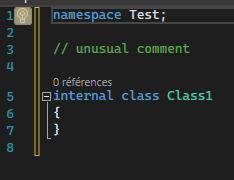 Convert to file-scoped namespace when typing semi-colon fails in the presence of specific trivia ...