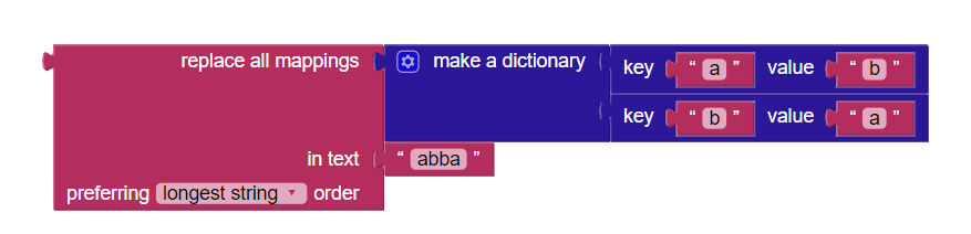 Implement a replace all in text using mapping block · Issue #2029 · mit-cml/appinventor-sources ...