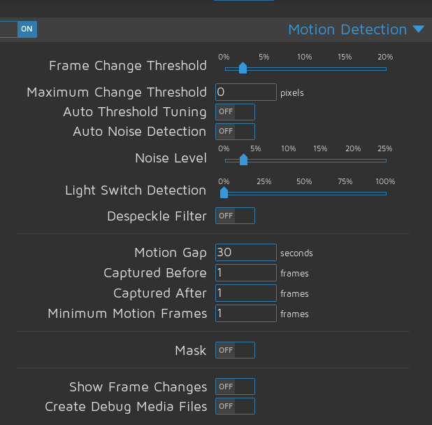 Upredictible motion detection behaviour · Issue #2625 · motioneye ...